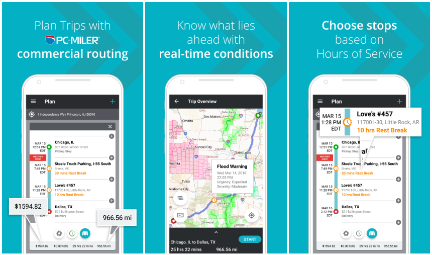 Introducing MileOn by PC*MILER - The New Driver Trip Planning App